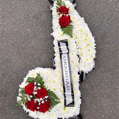 Music Note - Funeral Flowers Rowley Regis