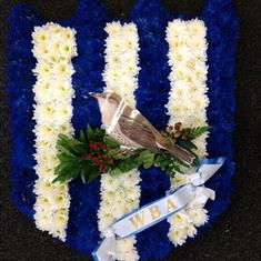 WBA Football Shield - Funeral Flowers Rowley Regis