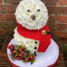 Snowman - Funeral Flowers Rowley Regis