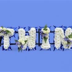 Twin letters - Funeral Flowers Rowley Regis
